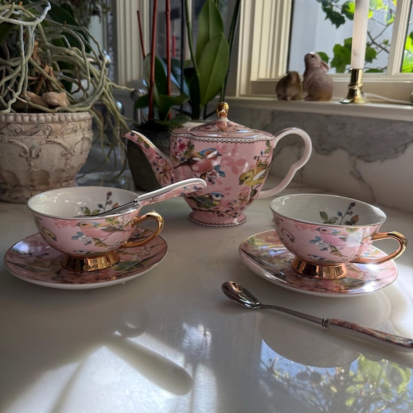 European-style Ceramic Tea Sets | Handmade Ceramic Coffee Sets | Tea Party Sets | Afternoon Tea ...