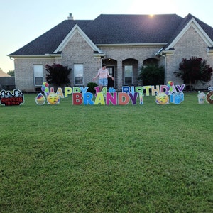 Cheerleader Megaphone Yard Signs Personalized With Team and - Etsy