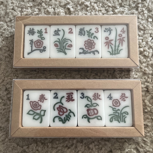 Mahjong Tile Soap Set: Customizable Vegan Guest Soaps - Etsy