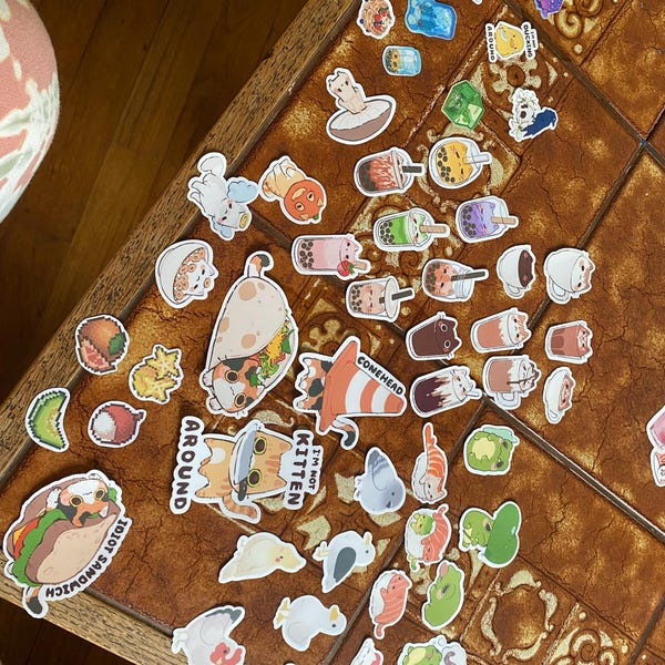 Cute Llama Sticker Set Cute Alpaca Sticker Pack Waterproof Stickers ...