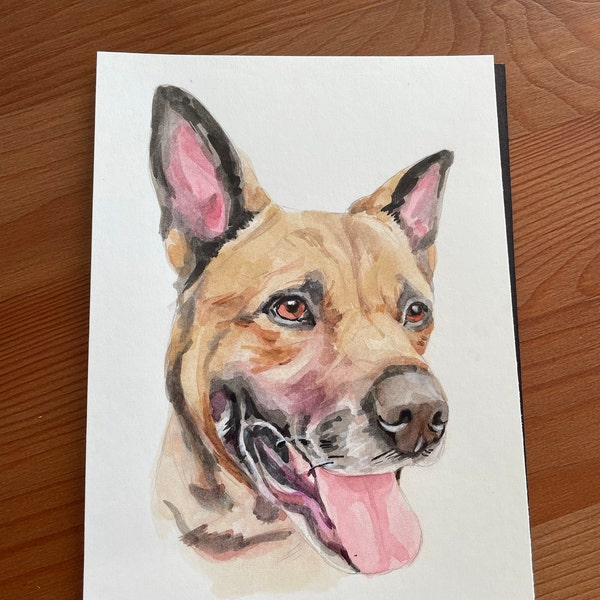 Custom Dog Portrait | Creative Dog Art | Unique Dog Gift | Happy Pet ...