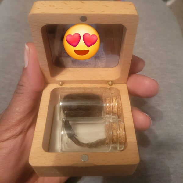 Custom Wooden Pet Fur Memorial Box •pet Small Ashes Box •personalized ...