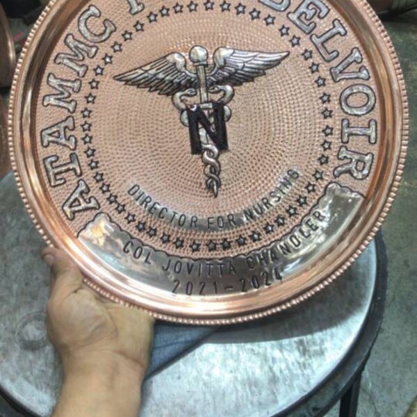 Colonel Promotion Plaque, US Military Officer Series Plaque, Metal ...