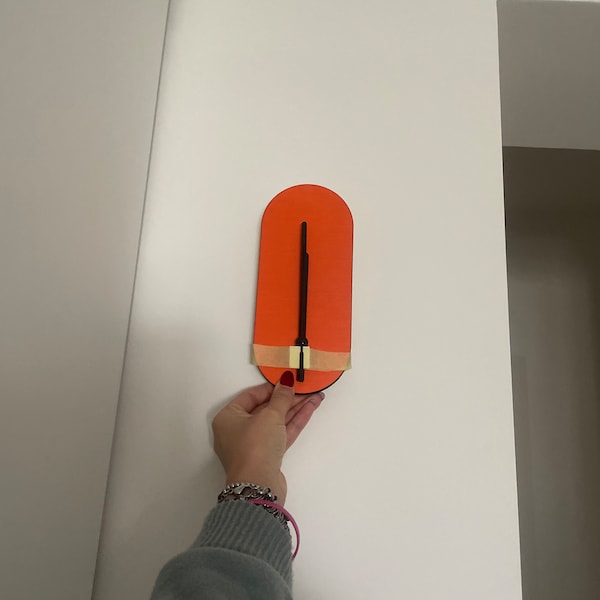 11 Small Minimalist Wooden Oak Wall Clock for Entryway No Ticking ...