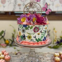 Wild One Flower Cake Topper, Wildflower Baby Shower, Floral Birthday ...