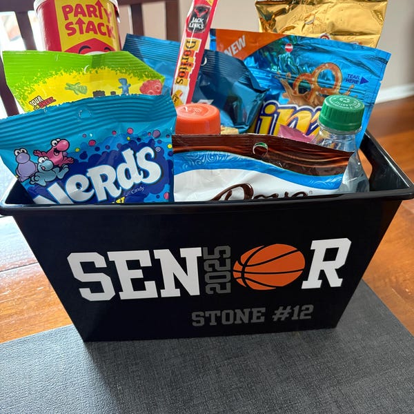 Personalized Graduation Gift Basket, Senior 2025 Grad, Team Gift, High ...