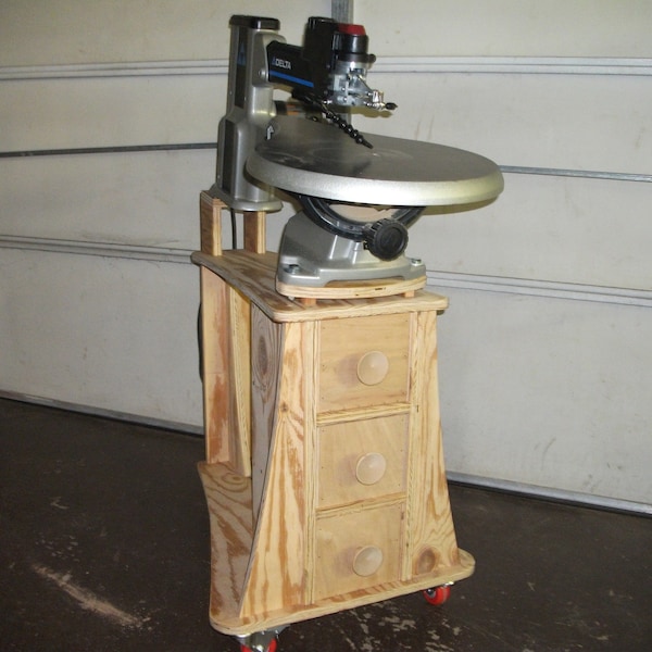 Scroll Saw Stand Woodworking Plans - Etsy