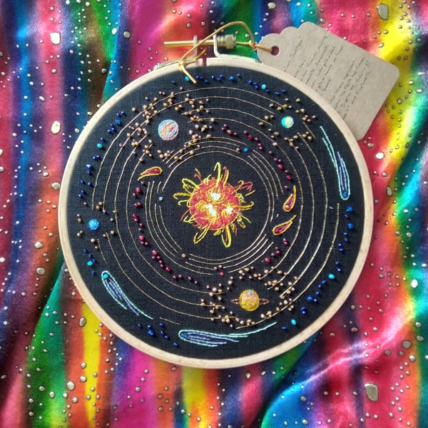 Earth Planet, Hand Embroidery - Etsy