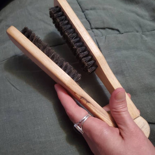 Original Double Sided Loc Brush for Dreadlocks, Natural Bristle Brush ...