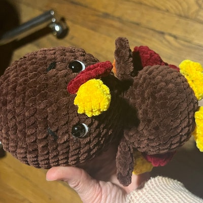 PATTERN: Plush Tucker the Turkey Pattern Amigurumi Chunky Turkey ...
