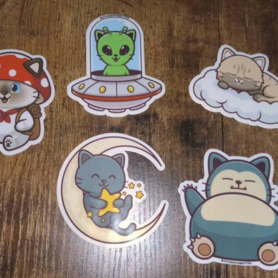 Horror Movie Killer Kitty / Cat Stickers / Vinyl / Journaling ...