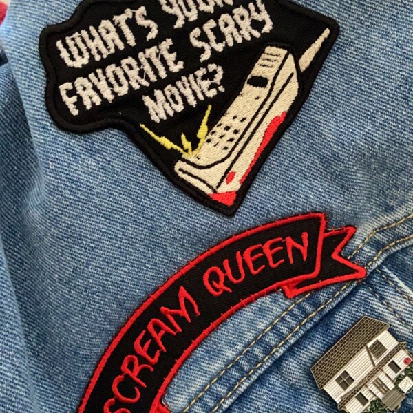 Scream Queen Iron on Patch - Etsy