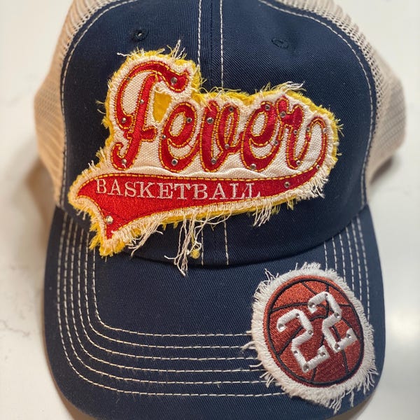 Sequin Applique Script Team or School Hat 0015 - Etsy