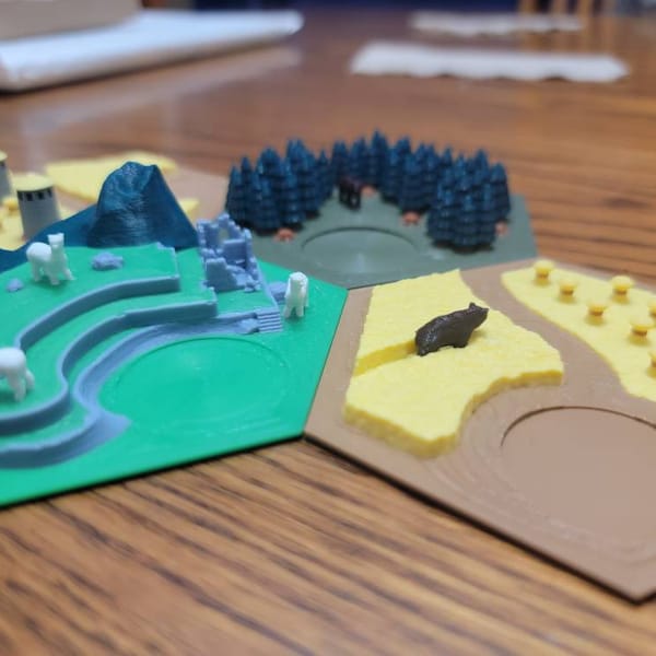 3D Catan Pasture Tile to Produce Wool - Etsy Canada