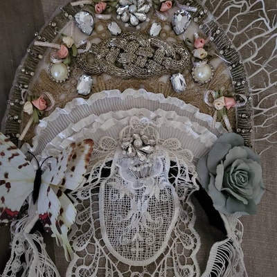 Magenta Kokoshnik Traditional Slavic Headwear Original Handmade Tiara ...