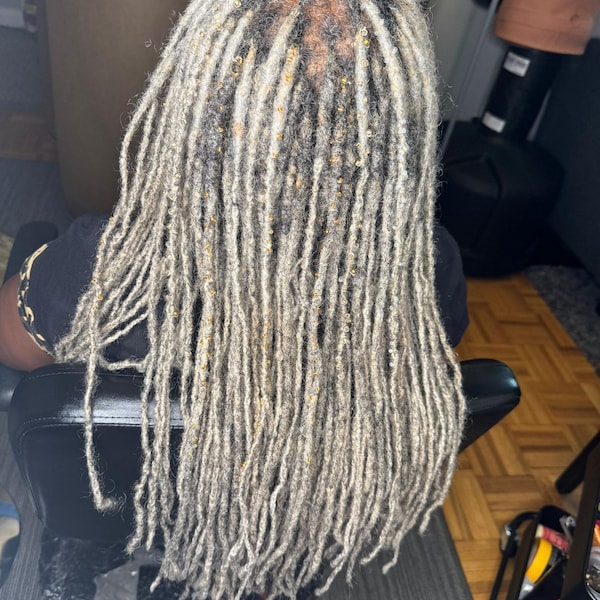 Small Clear Crystal Luster Loc Sprinkle Beads, Braid Jewelry Dreadlock ...