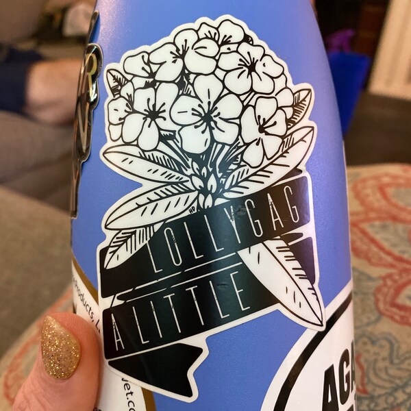 Lollygag Sticker. Lollygag a Little Sticker. Rhododendron Sticker. West ...