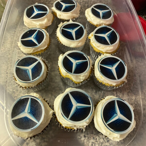 Wafer Paper Cupcake/cake Topper BMW Logo.pre-cut - Etsy