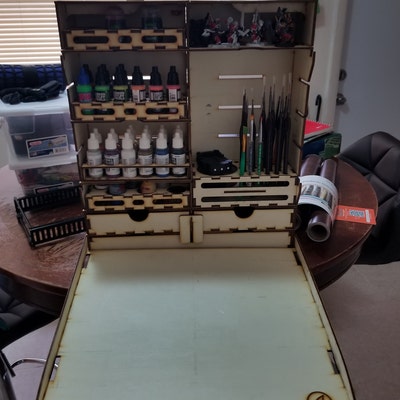 GIGA Portable Paint Station Modular Shelves and Storage - Etsy