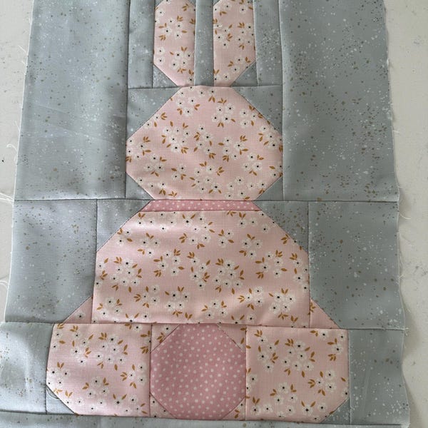 Bunny Rabbit Quilt Pattern | Country Bunnies Quilt Pattern PDF | the ...