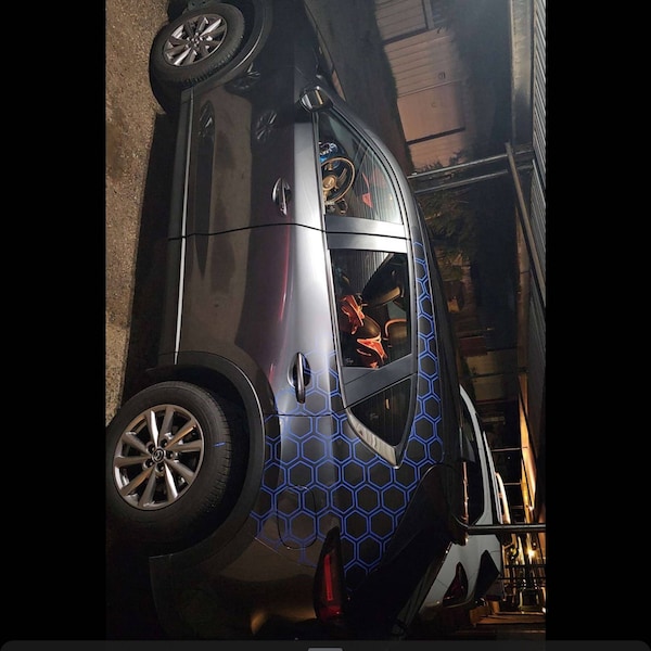 Triangles Sport Racing Car Van Stripes Stickers Decals Vinyl Graphics ...