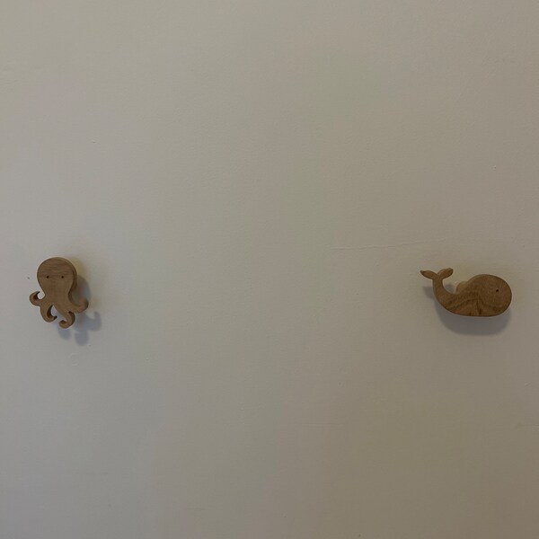 Ocean Nursery Wall Hooks | Nursery Decor, Under the Sea Nursery, Ocean ...