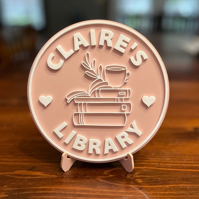 Library Sign Book Decor Bookish Conversation Hearts Valentines Day ...