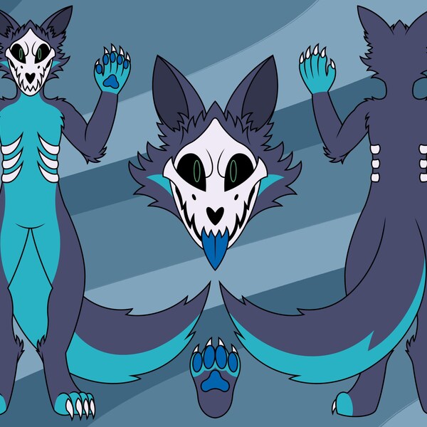 Novabeast Reference Sheet Base - Etsy