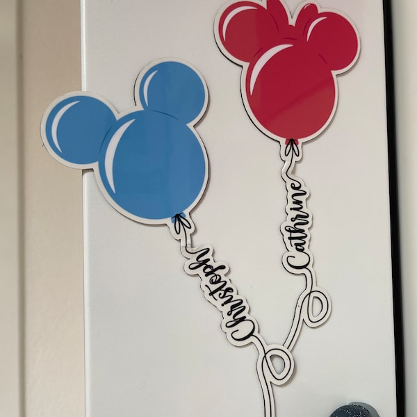 Personalised Mickey Balloon Cruise Door Magnet | Disney Cruise Magnets ...