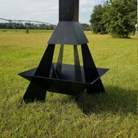 Pyramid Rocket Fire Pit, Digital Product, Files DXF, SVG for CNC ...