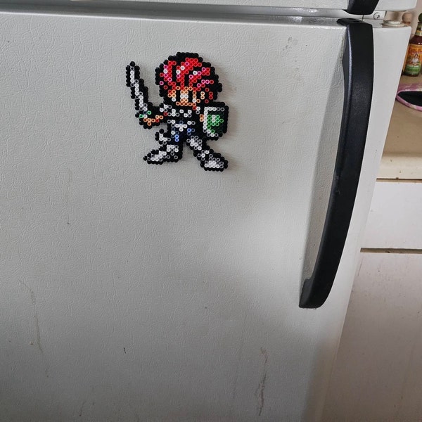 Amy Rose Perler Bead Sprite, Sonic the Hedgehog, Gaming Decor, Sonic ...