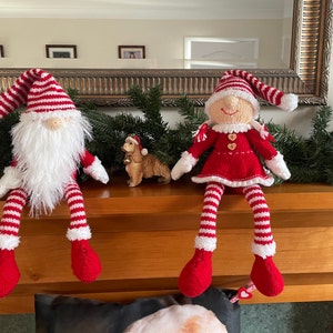Knitting Pattern. PDF Digital Download. Santa Claus Shelf - Etsy