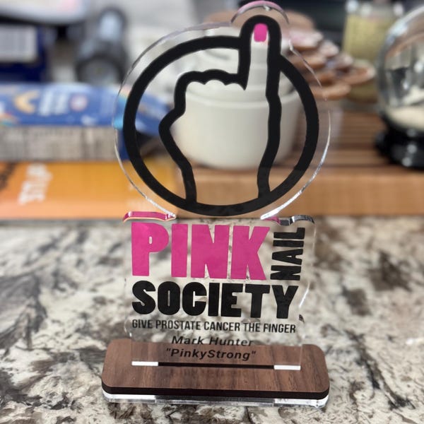 Hexagon Acrylic Trophy With Wood Base / Science Award / STEM Award ...