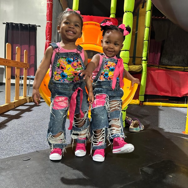 Kids Character Distressed Denim - Etsy