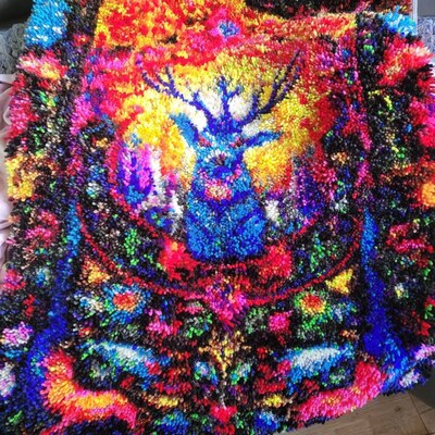 Latch Hook Kits, Large Latch Hook Rug Kit for Adults Latch Hook Kits ...