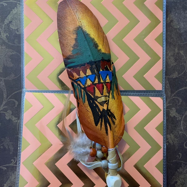 Long Hand Crafted Native American Dance Coup Stick Made by Clara ...