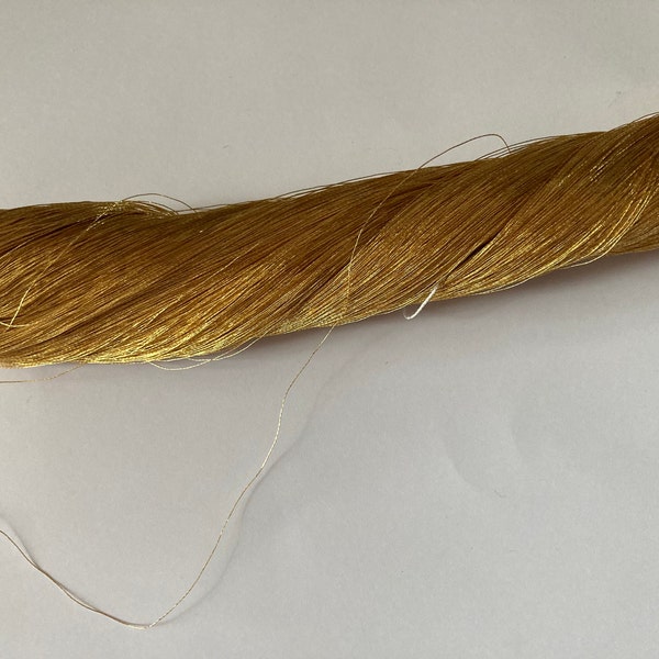 Japanese Vintage High Class Gold Leaf Thread 2.5 Embroidery ...