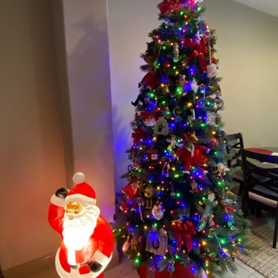 Christmas Tree Topper / Red Truck Tree Topper / Xmas Red Buffalo ...