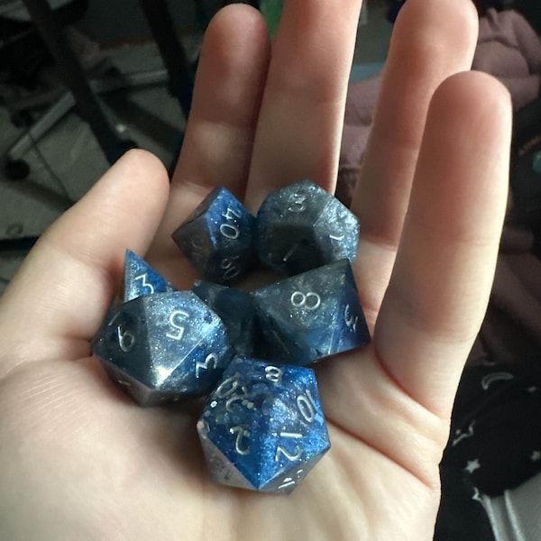 Arctic Blue Dice (2d6 Pair) - Etsy
