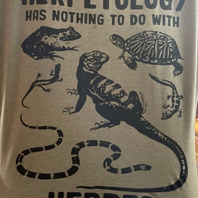 Herpetology T Shirt Funny Snake Handling Weird Shirts for Men Women ...