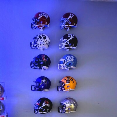 Full Size Helmet Holder, NFL, Mount, Hanger, Screw Mount, Football ...