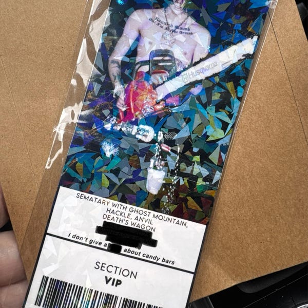 Physical Ticket Custom Personalized Laminated Concert Event Ticket ...