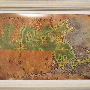Washington World of Warcraft Style Map - Etsy