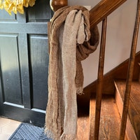 Natural Not Dyed Linen Fabric, QUITE HEAVY Linen, 260 GSM, Softened ...