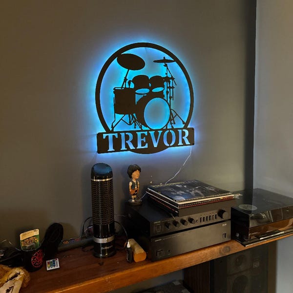 Mechanic Tools Metal Wall Art LED Lights V5, Custom Mechanic Metal Sign ...