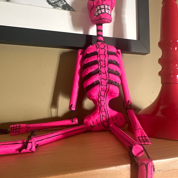 Paper Mache Skeleton Figure From Mexico - Etsy