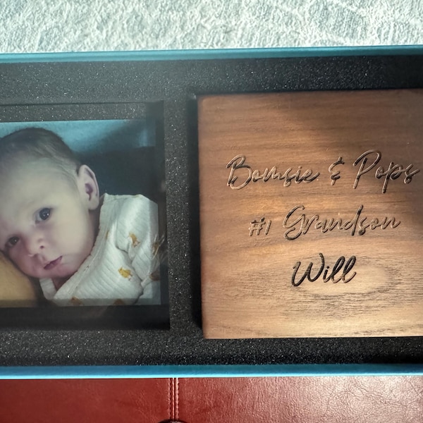 Personalized Double Photo Frame Family Gift- Custom Picture Frame ...