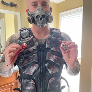 HALLOWEEN PROP Jason Hockey Mask Mod Punisher Skull Friday - Etsy