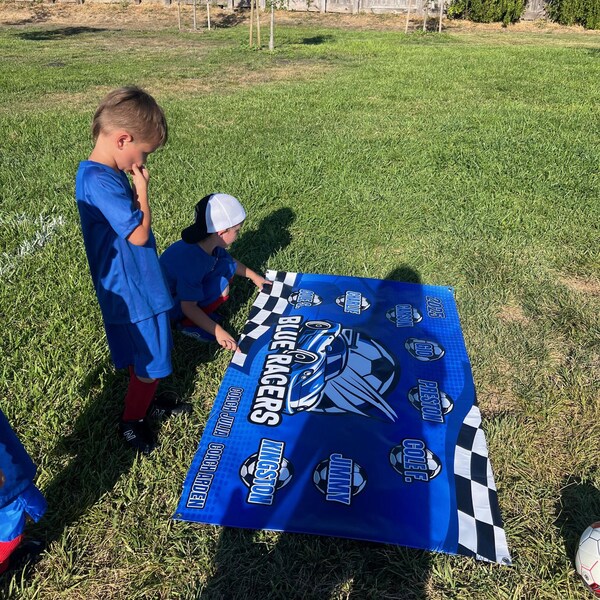 Soccer Team Banner - Completely Customizable - Includes Design & Print ...