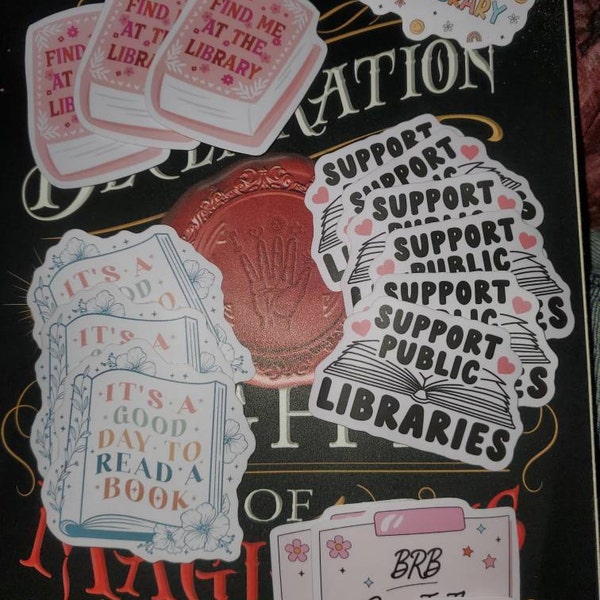 Reading Grows the Garden Sticker, Bookish Sticker, Book Lover Gift ...